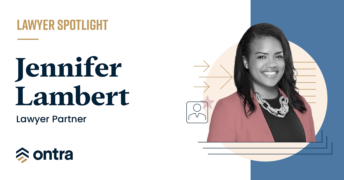 Ontra lawyer spotlight: Jennifer Lambert | Ontra