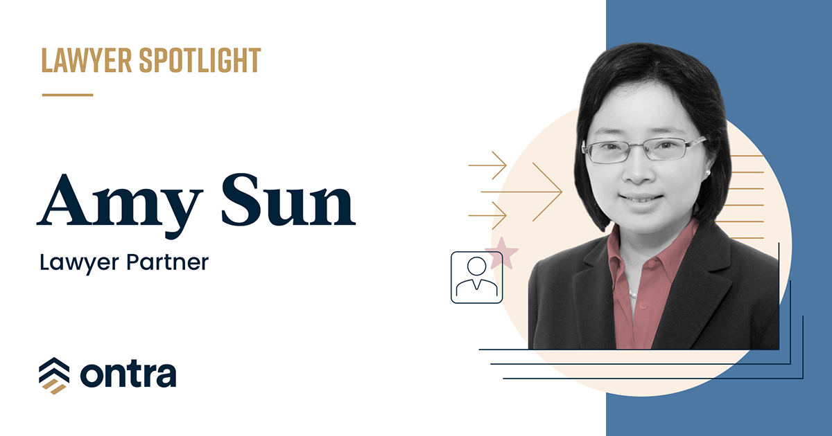 Ontra lawyer spotlight: Amy Sun | Ontra
