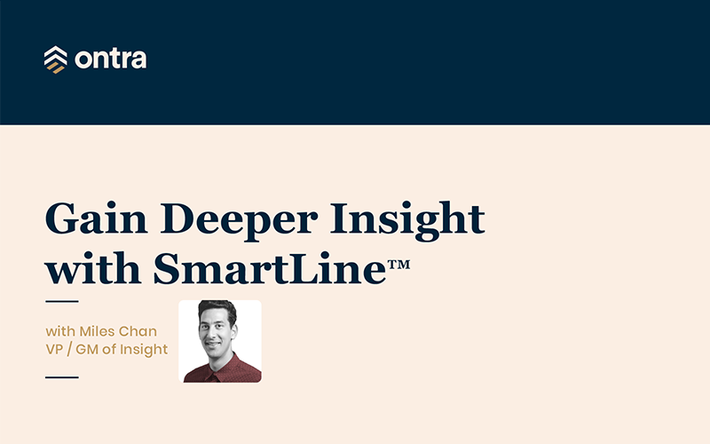 Gain Deeper Insight with SmartLine™ | Ontra