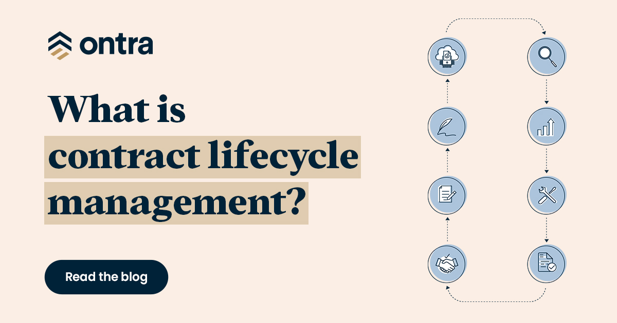 What is contract lifecycle management: CLM explained | Ontra