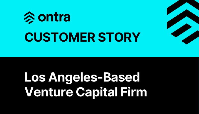Customer Stories | Ontra