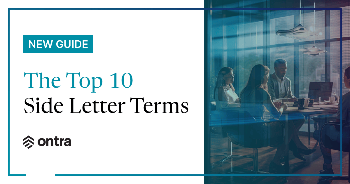 The Top 10 Terms in a Side Letter Agreement | Ontra