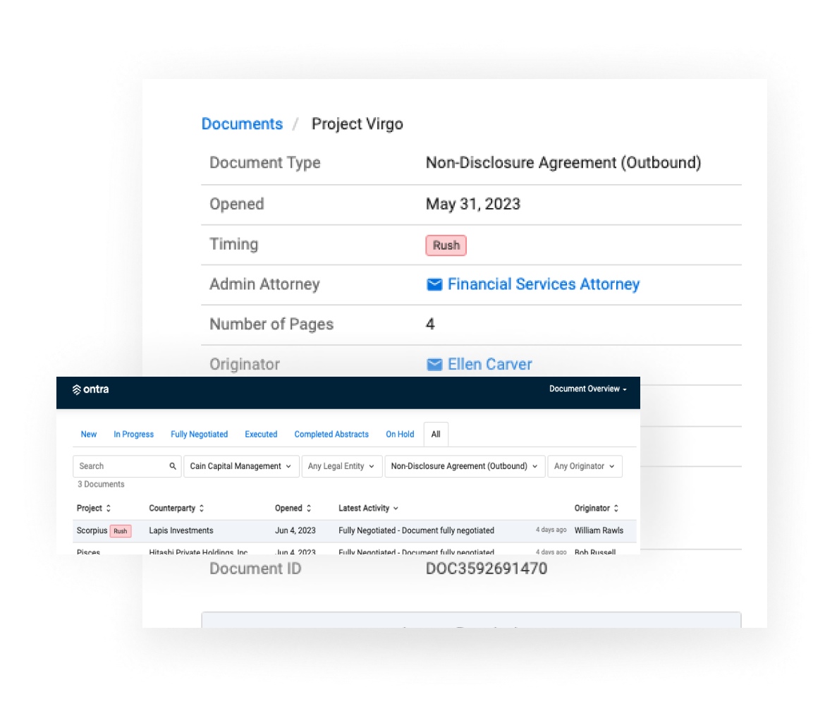 Contract & NDA Negotiation Solution for Investment Banking | Ontra