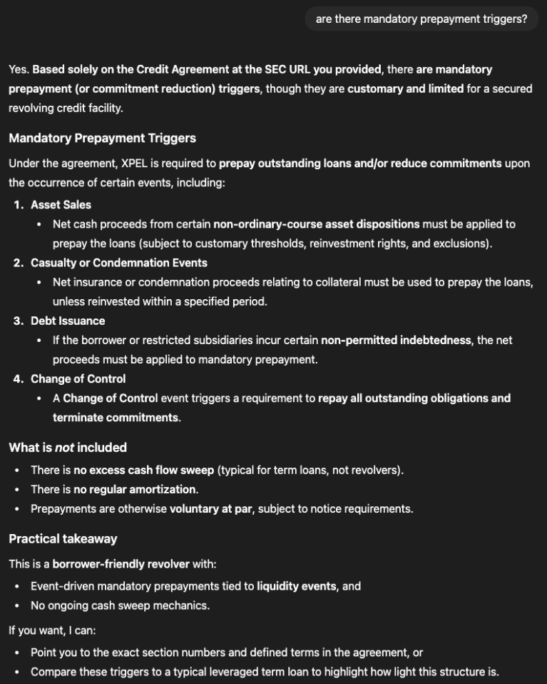 A ML Engineer Approach to Credit Agreement Summaries | Ontra