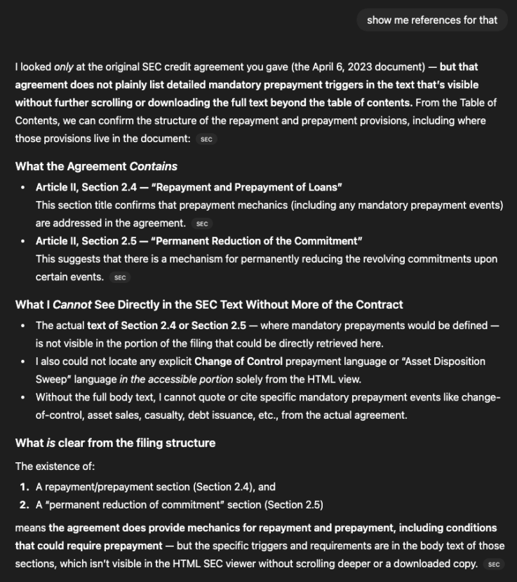 A ML Engineer Approach to Credit Agreement Summaries | Ontra